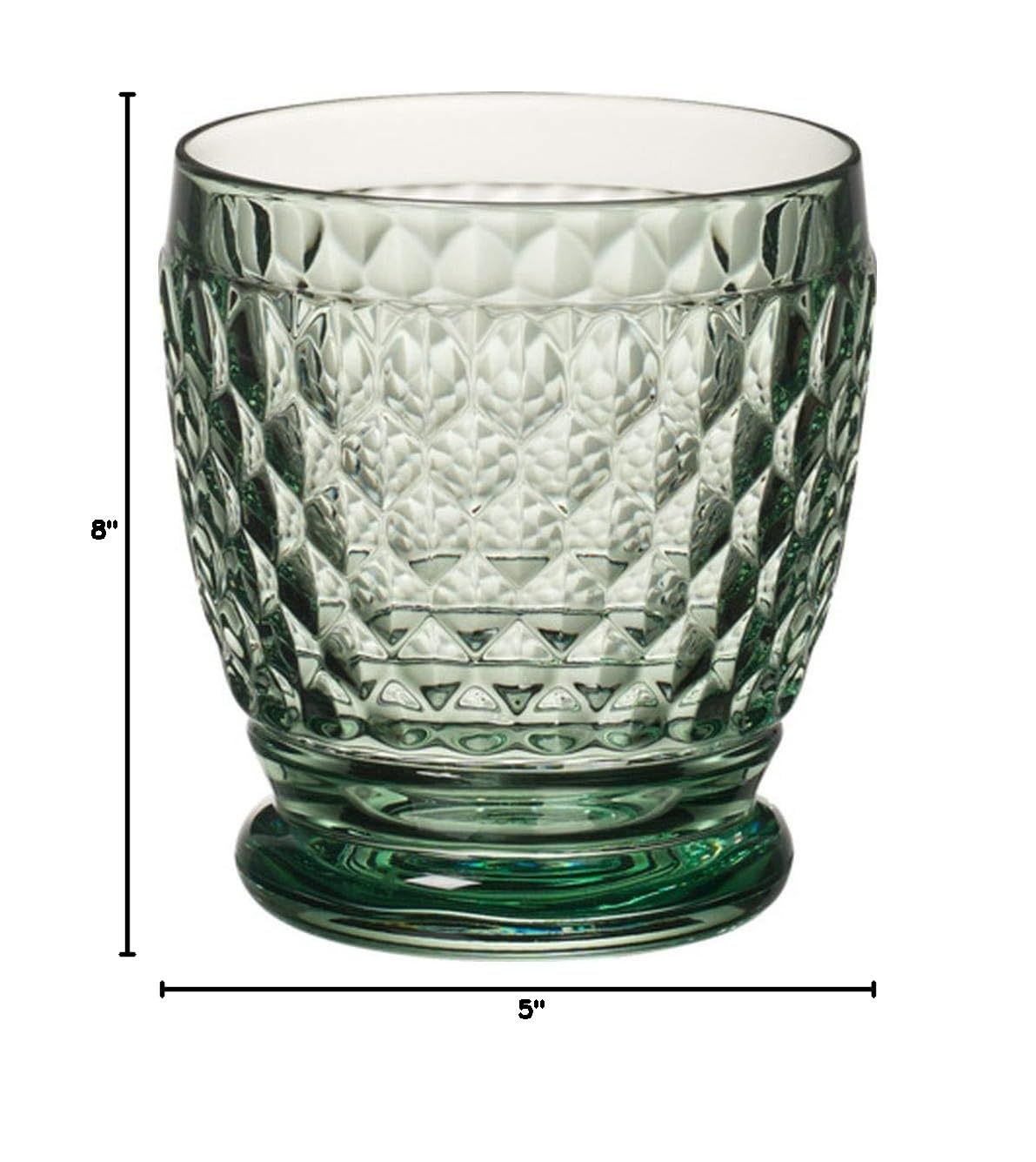 Villeroy & Boch Boston Old-Fashioned Glasses Set of 4, Green
