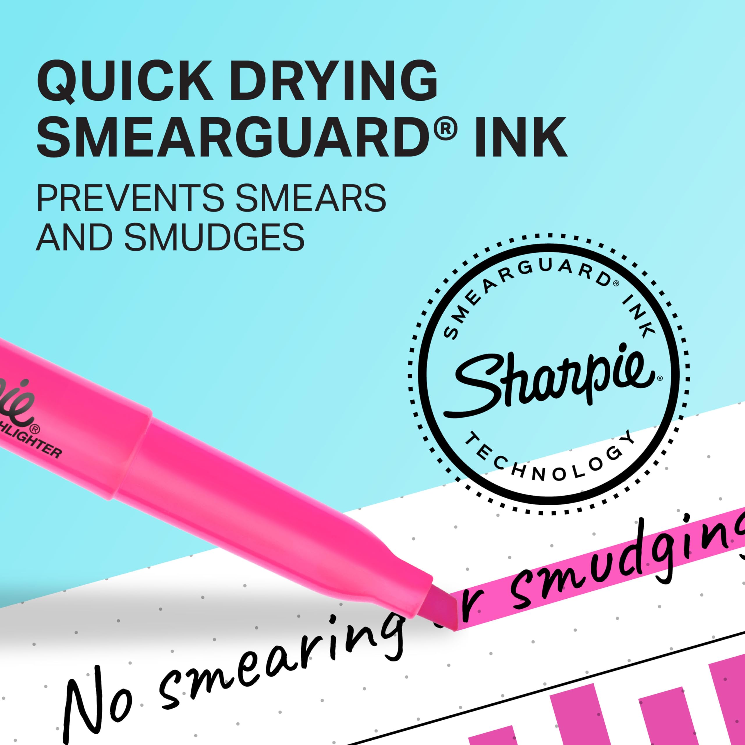 SHARPIE Pocket Style Highlighters, Chisel Tip, Assorted Fluorescent, 12 Count