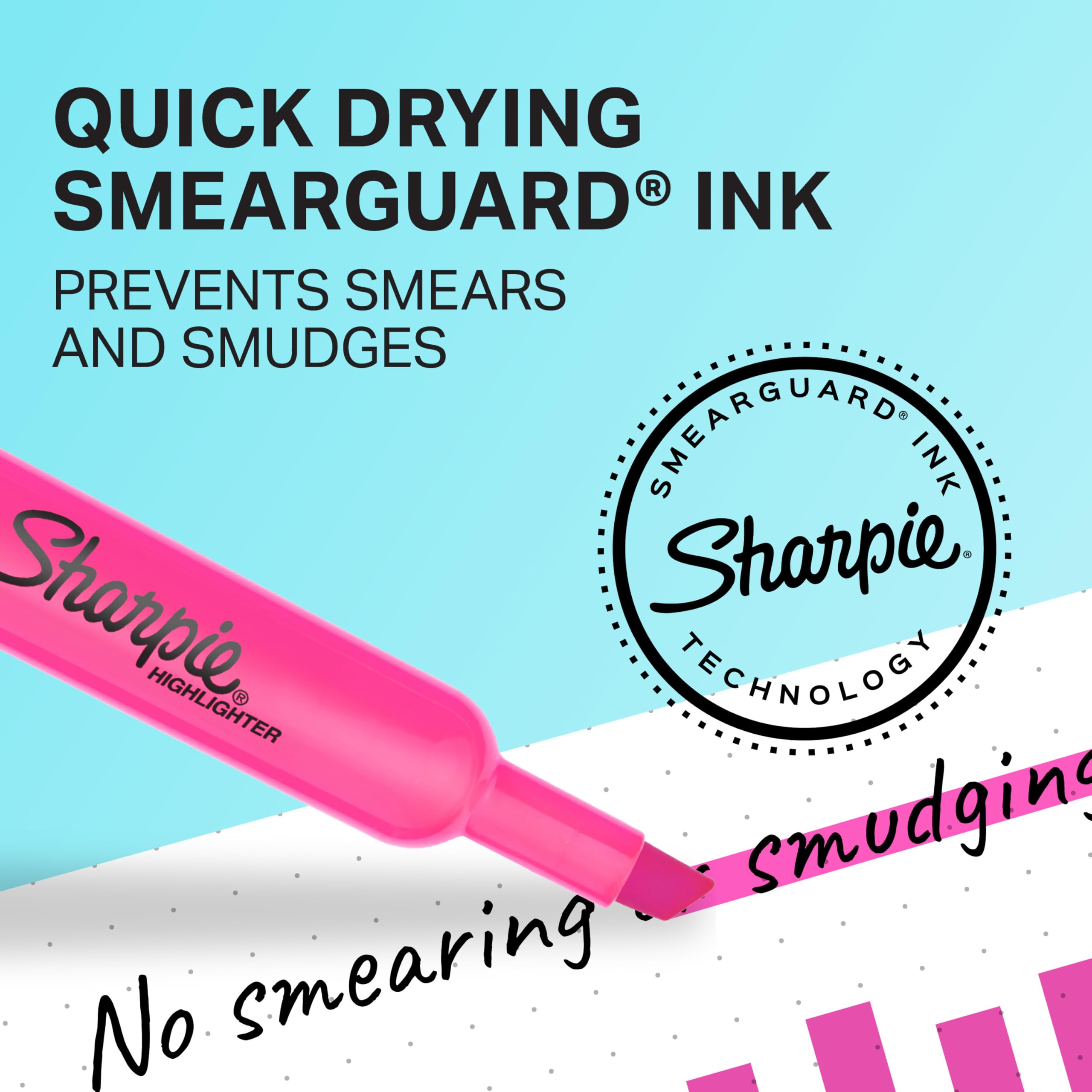 SHARPIE Tank Style Highlighters, Chisel Tip, Assorted, 12 Count