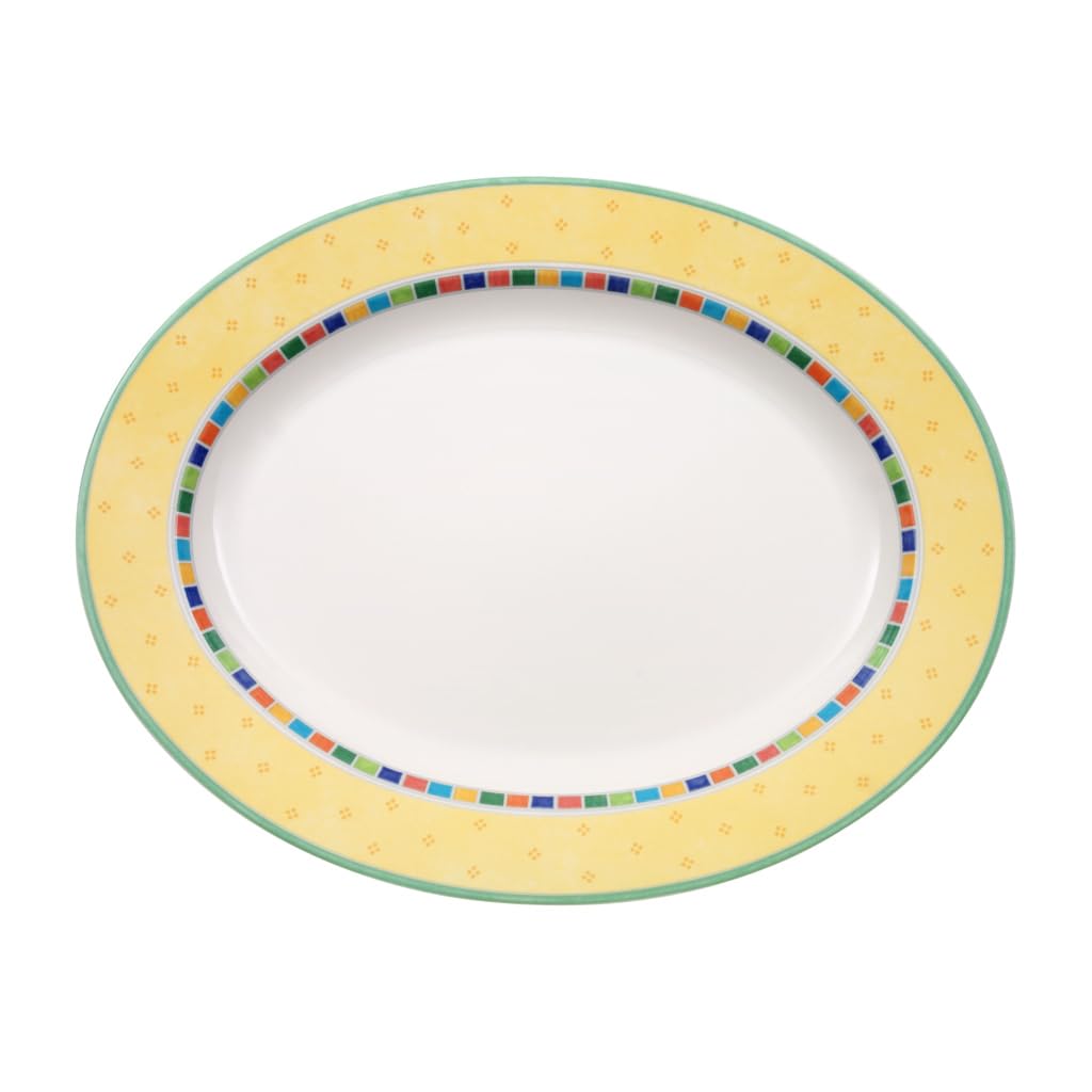 Villeroy & Boch Twist Alea Limone Oval Platter, 16.5