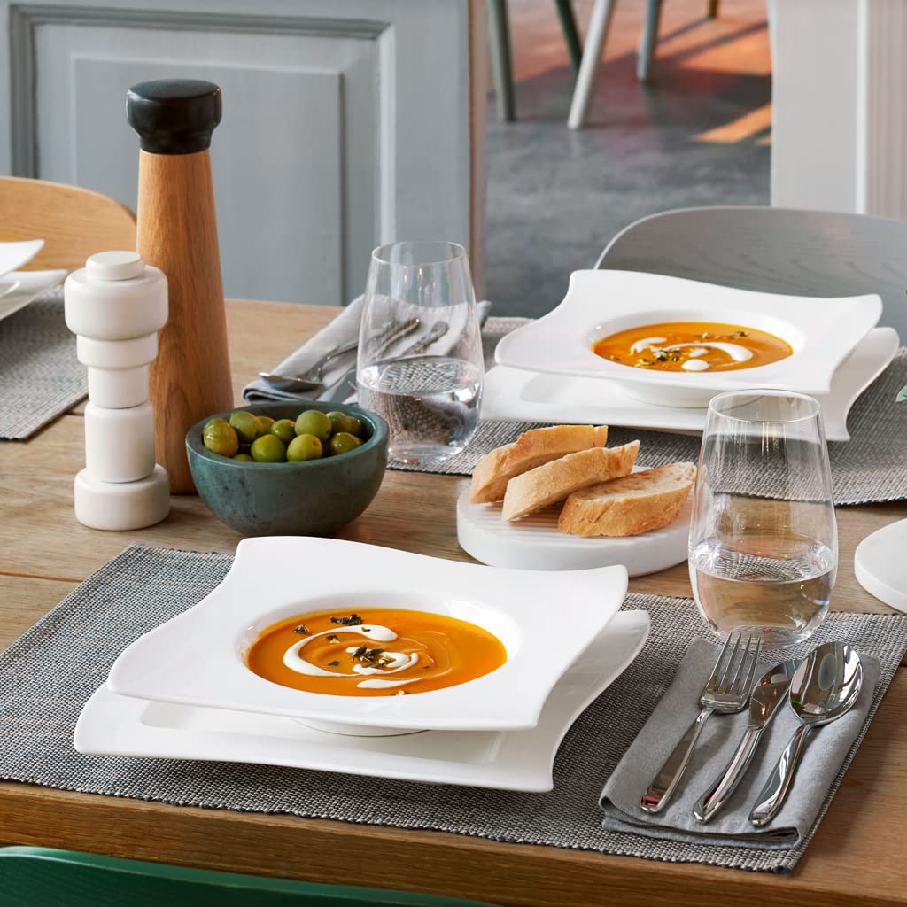 Villeroy & Boch New Wave Dinner Plate, 10.5 in, White