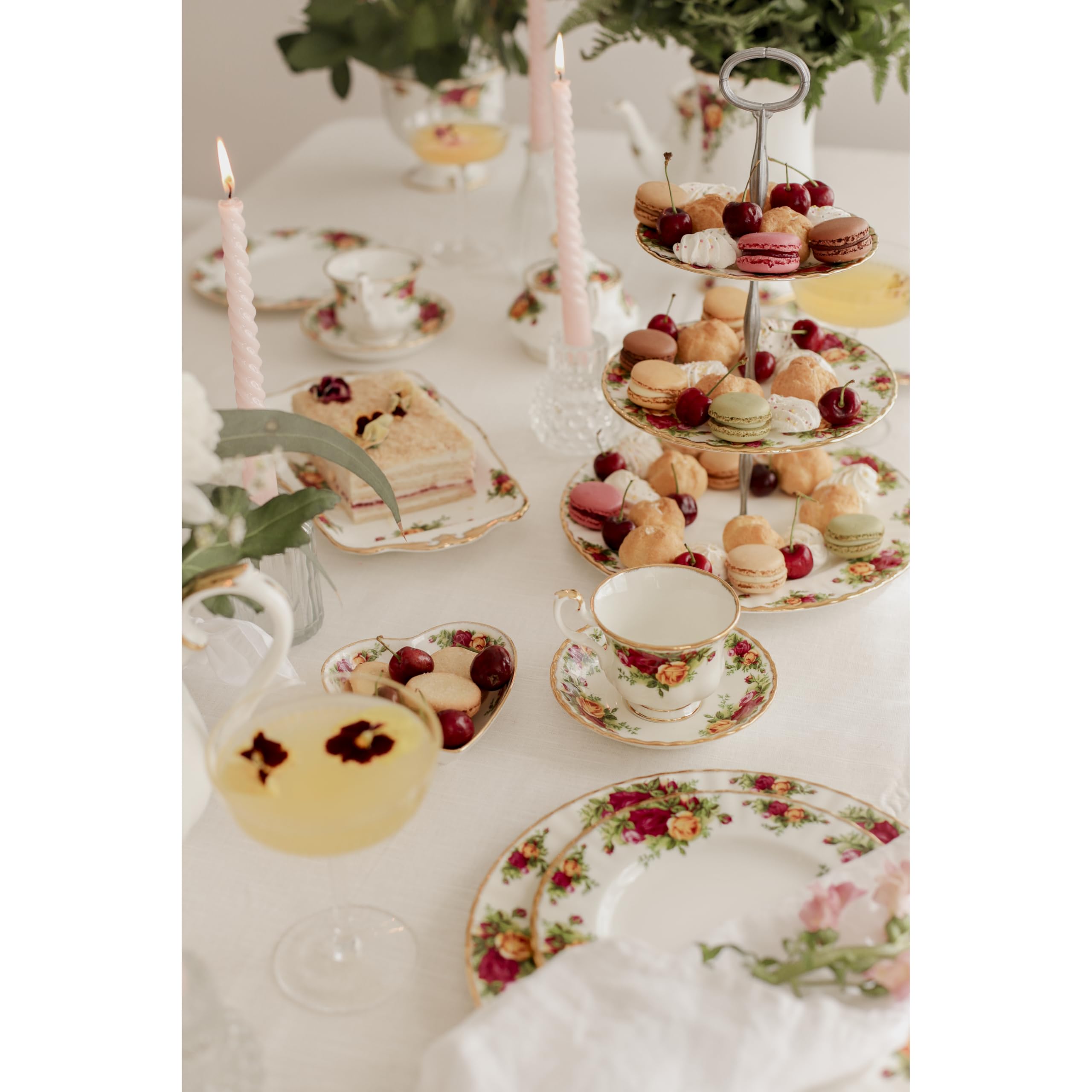 Royal Albert Old Country Roses 5-Piece Place Setting, Multi