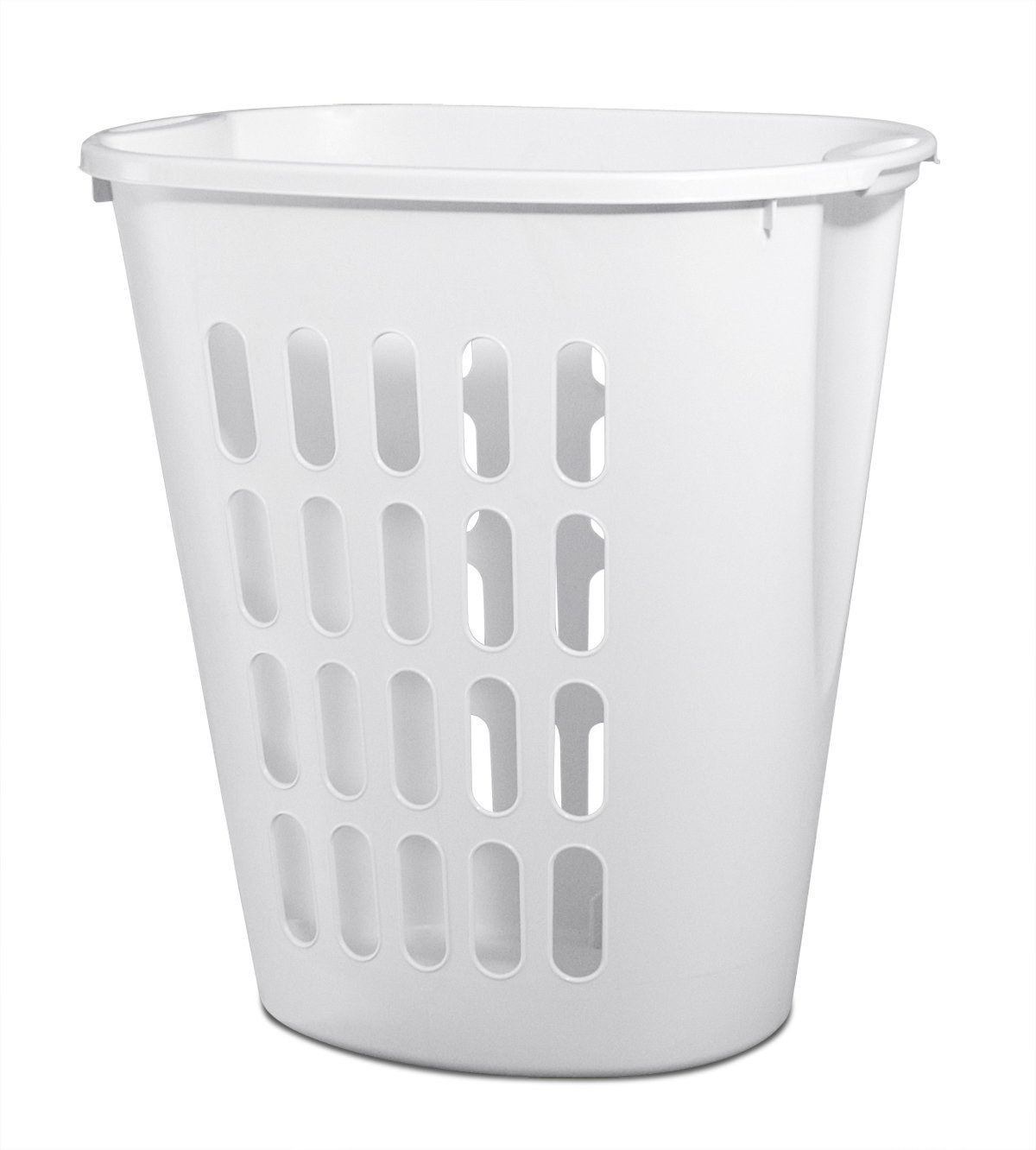 Sterilite 12568006 Open Laundry Hamper, White, 6-Pack