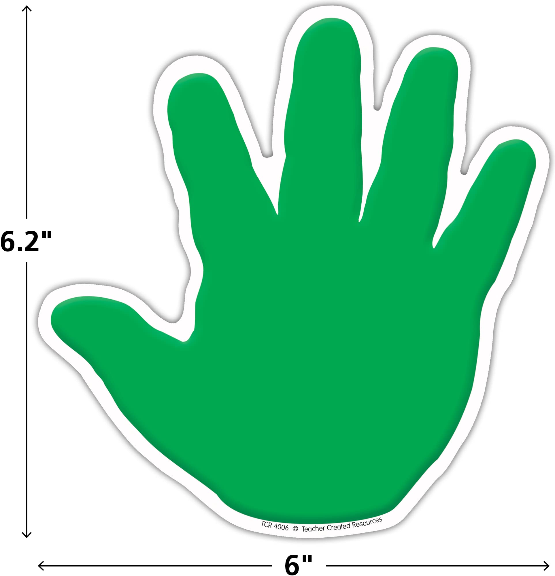 Teacher Created Resources Handprints Accents Packs (4006),Multi Color