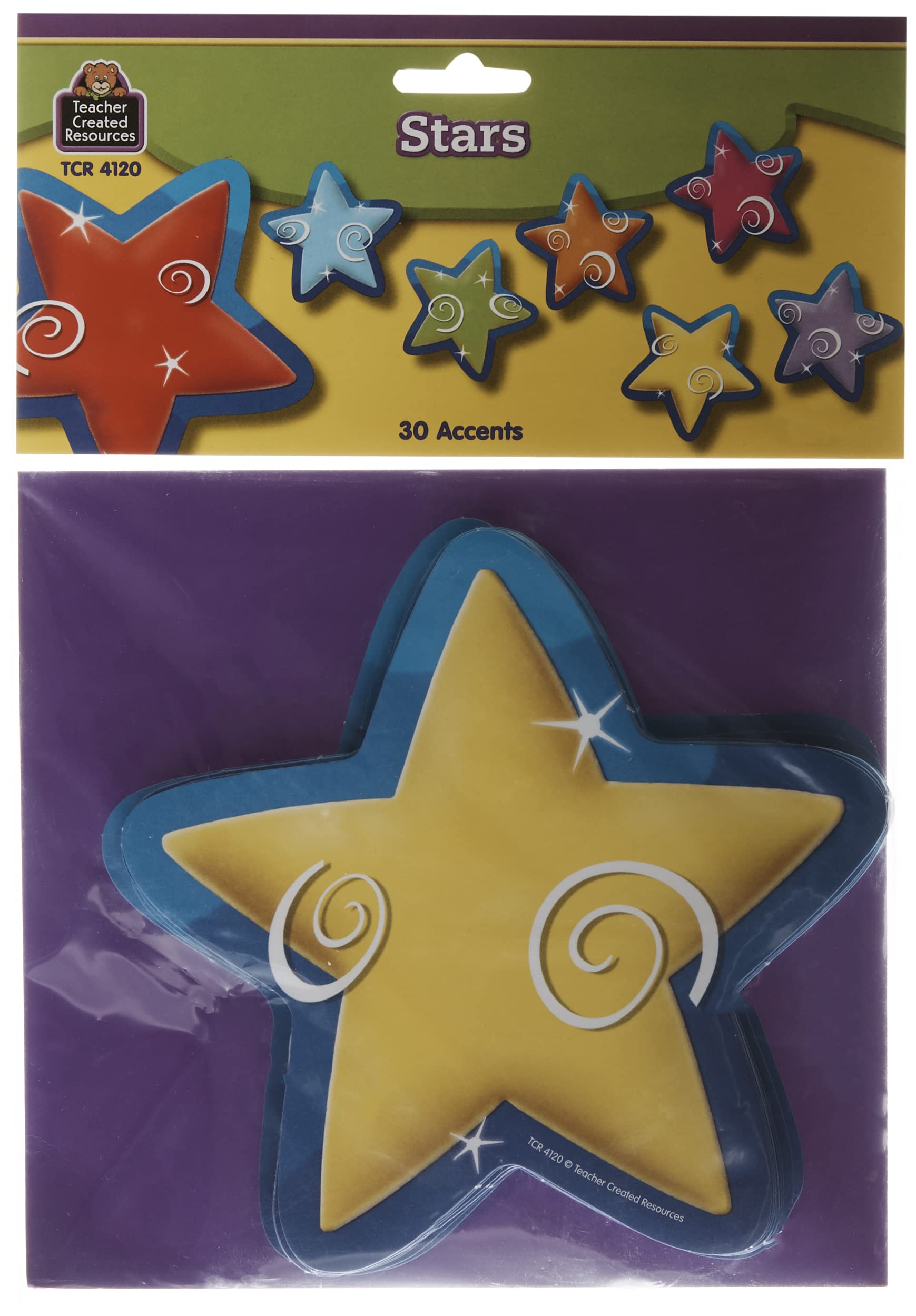 Teacher Created Resources Stars Accents Packs (4120)