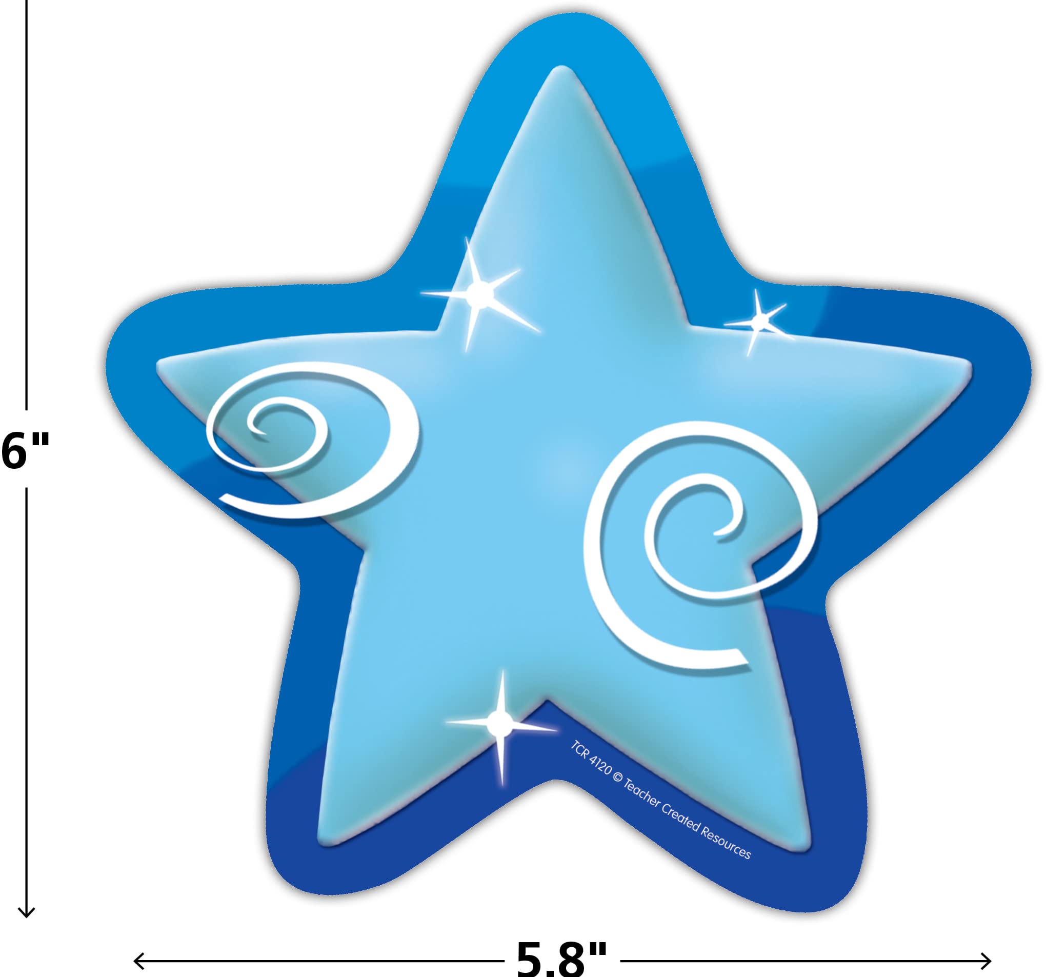 Teacher Created Resources Stars Accents Packs (4120)