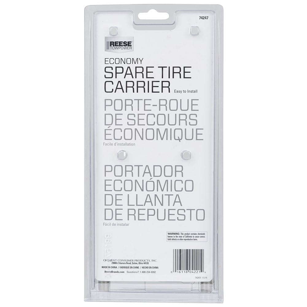 Reese Towpower 74247 Economy Spare Tire Carrier