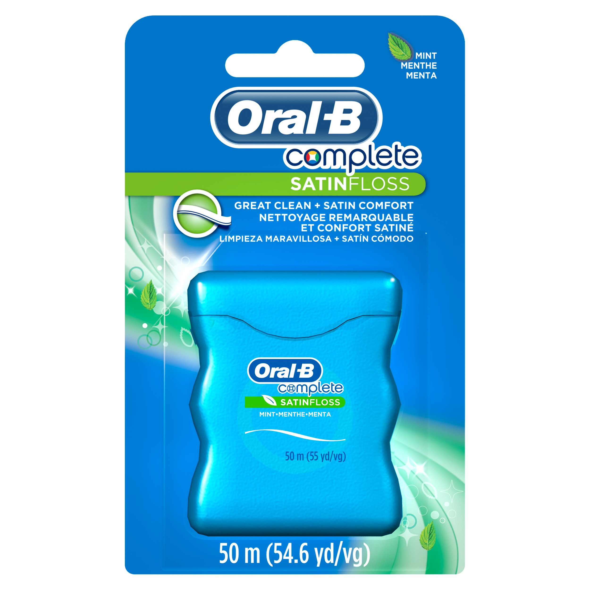 Oral-B 060552 Mint-Flavored Satin Dental Floss 12 pk