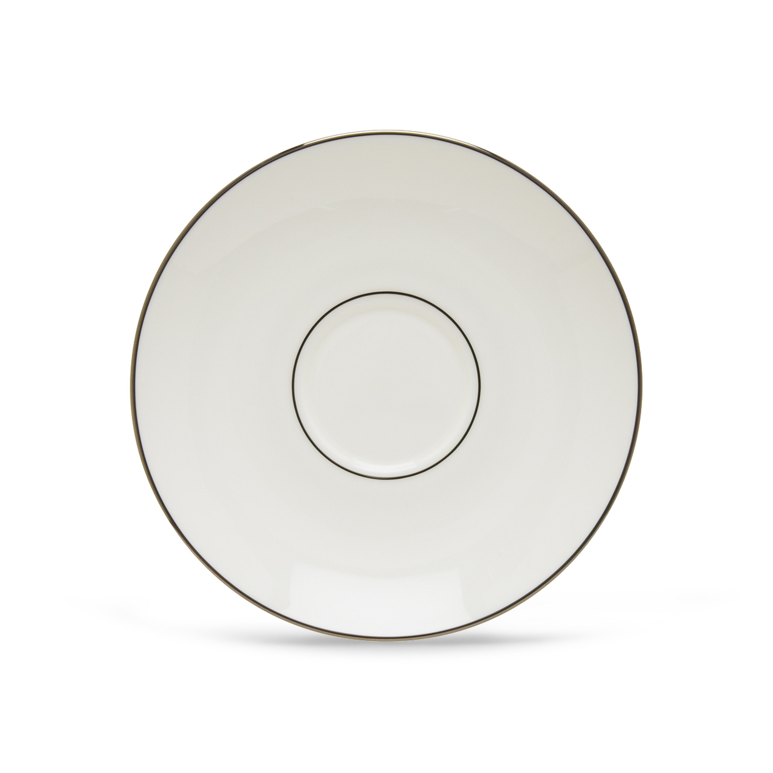 Lenox Continental Dining Platinum Saucer, White