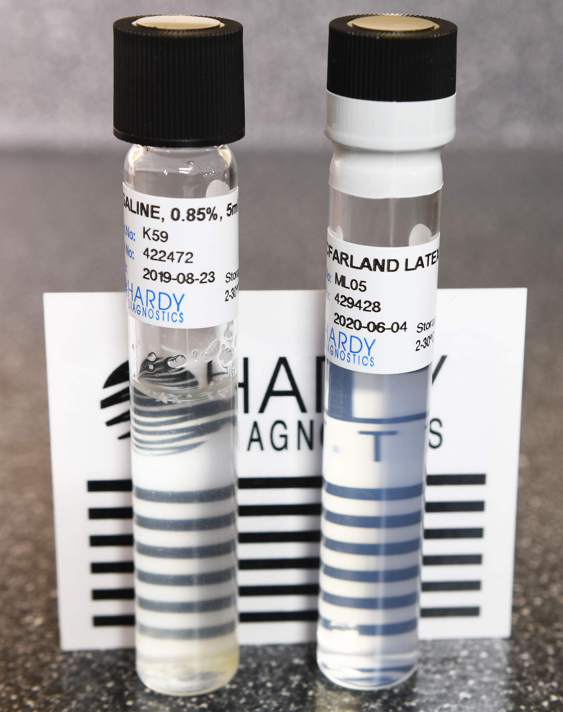 McFarland Standard, Latex Equivalent # 0.5, 8ml Fill, 16x100mm Tube, by Hardy Diagnostics
