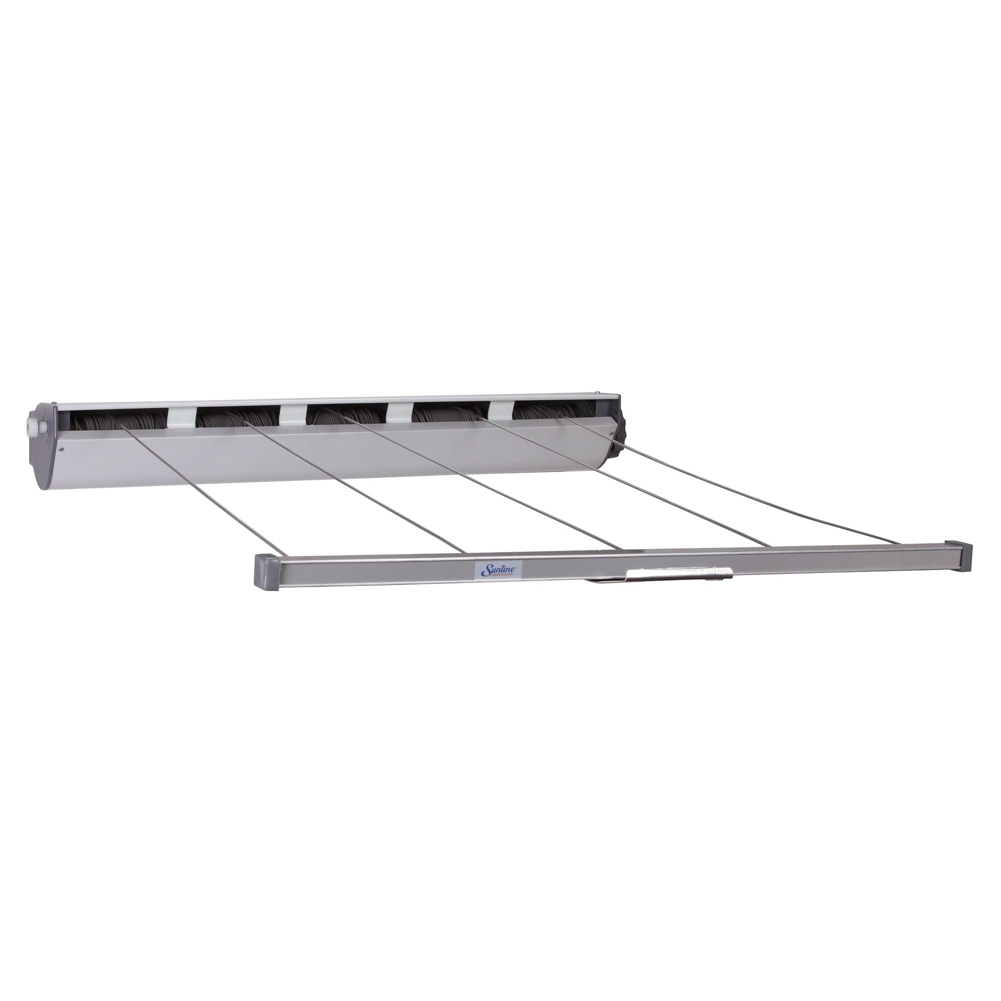 Household Essentials 17145-1 Retractable Clothesline 5-Line Dryer | Indoor or Outdoor Use | Hang Wet or Dry Laundry