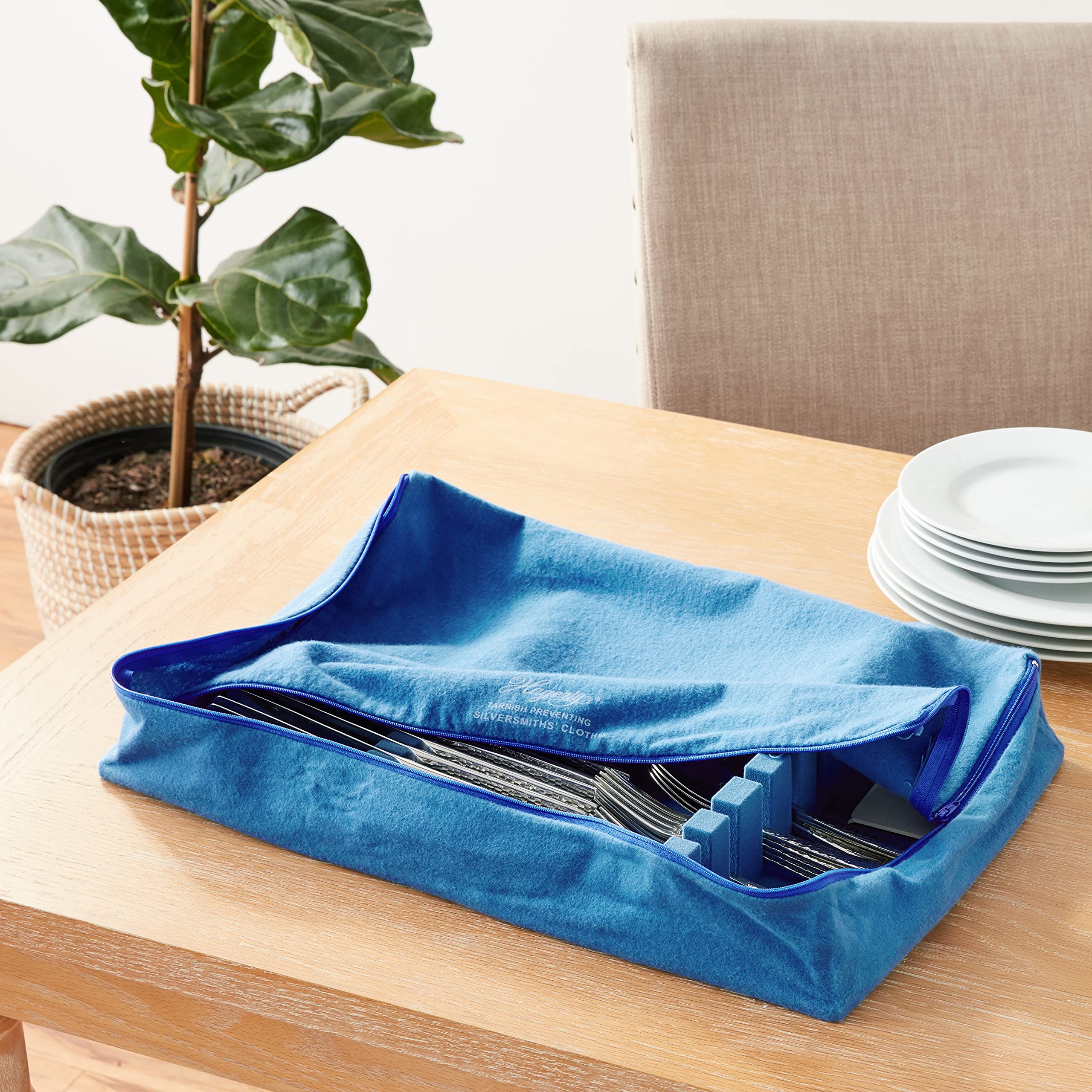 Hagerty 19111 12-by-19-inch Zippered Drawer Liner, Blue