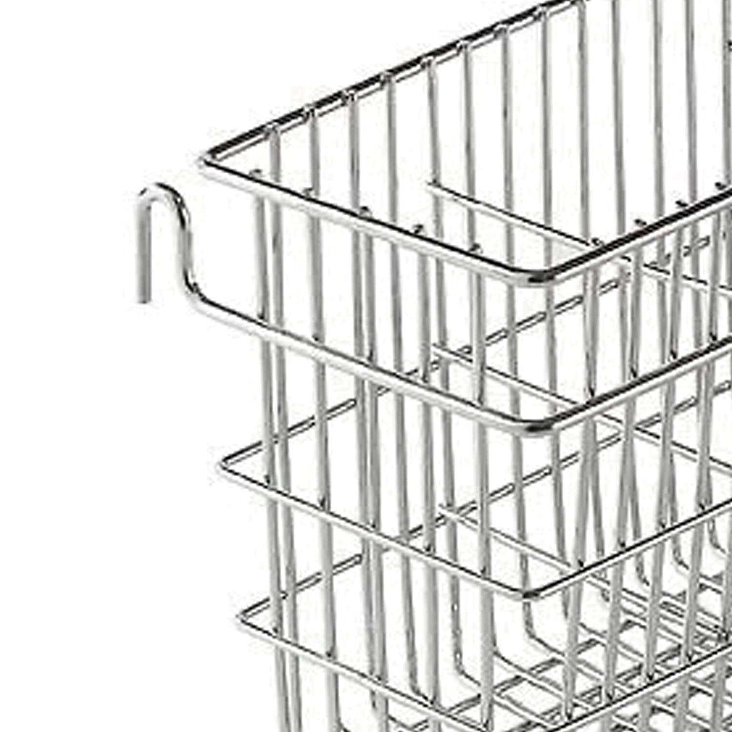 Utensil Drying Rack, 3 Compartments, Chrome