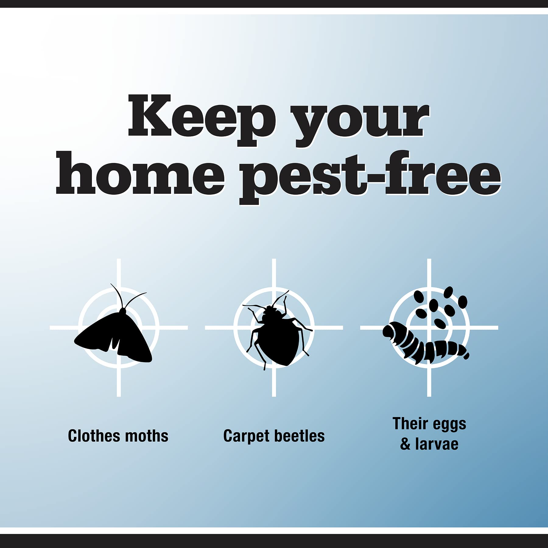 Reefer-Galler NO Moth Closet Hanger Refills - Kills Clothes Moths, Carpet Beetles, Eggs & Larvae (2 Moth Cakes, Pack of 6)