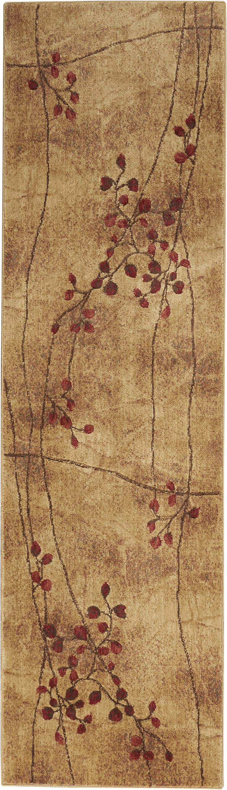 Nourison Somerset Rustic Latte 2' x 5'9" Area-Rug, Easy-Cleaning, Non Shedding, Bed Room, Living Room, Dining Room, Kitchen (2x6)