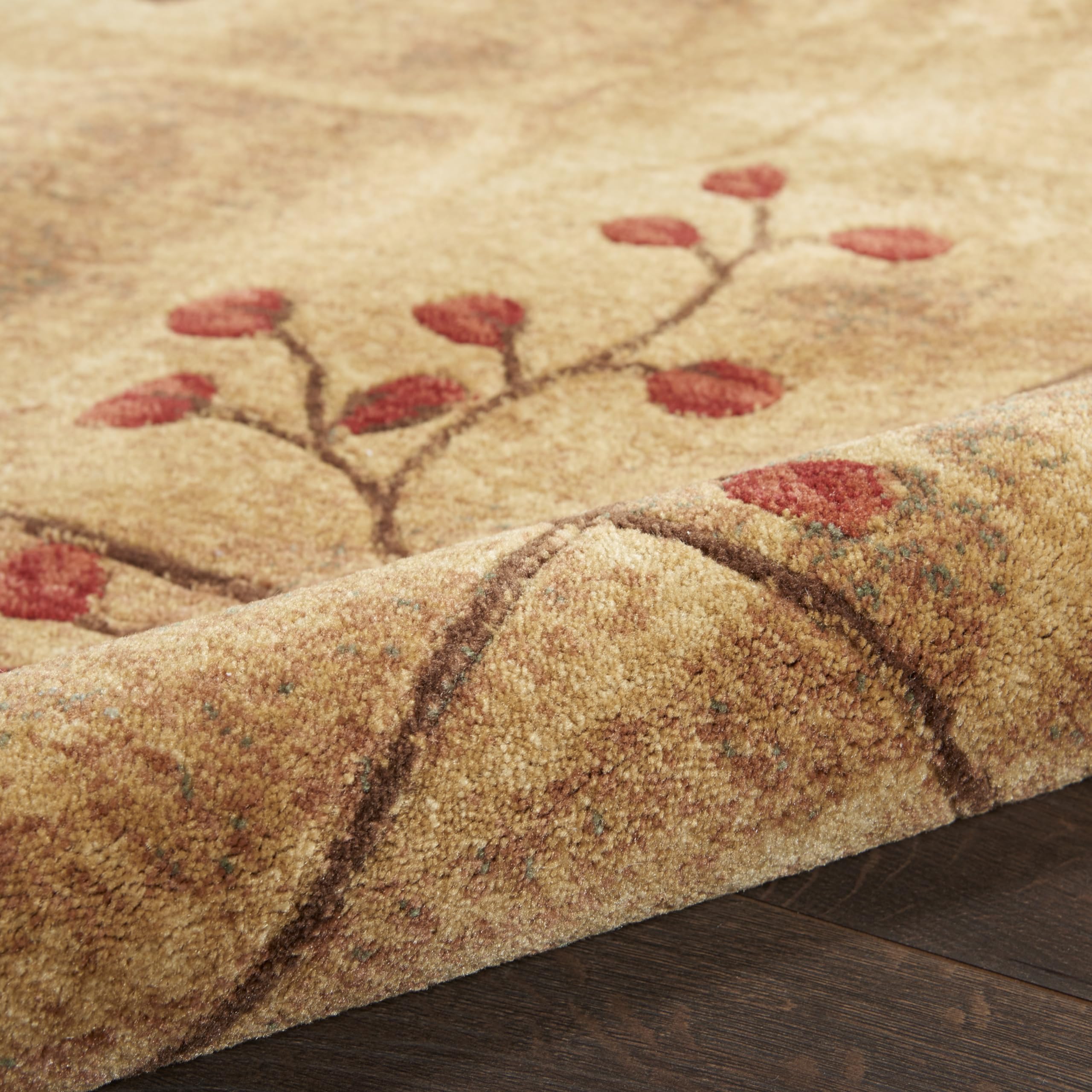 Nourison Somerset Rustic Latte 2' x 5'9" Area-Rug, Easy-Cleaning, Non Shedding, Bed Room, Living Room, Dining Room, Kitchen (2x6)