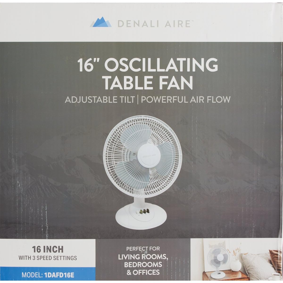 16" OSCILLATING DESK FAN (Do it Best Imports F-1630)