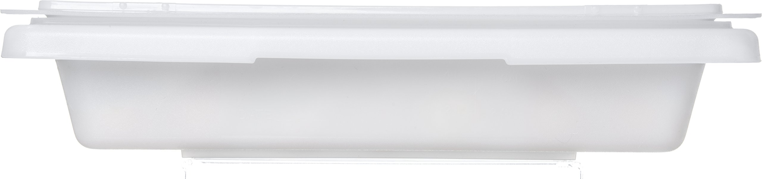 CFS 1063002 Polyethylene Food Box Storage Container, White, 1 Count