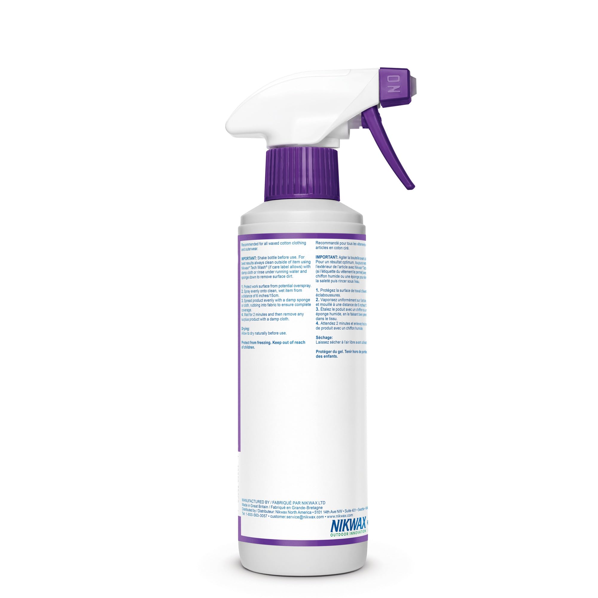 Nikwax Wax Cotton Proof Spray-On Waterproofing , 10 oz. / 300ml