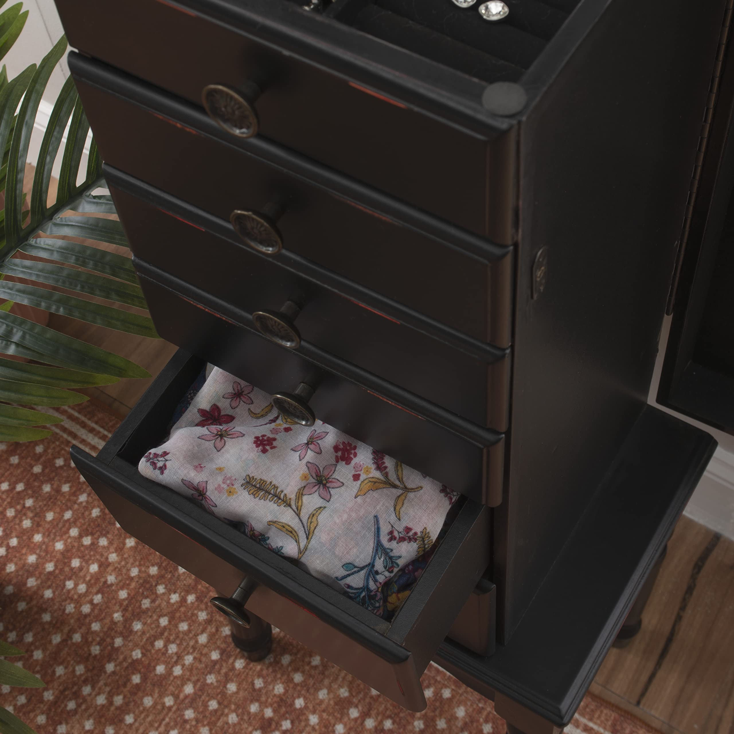 Powell Ebony Jewelry Armoire