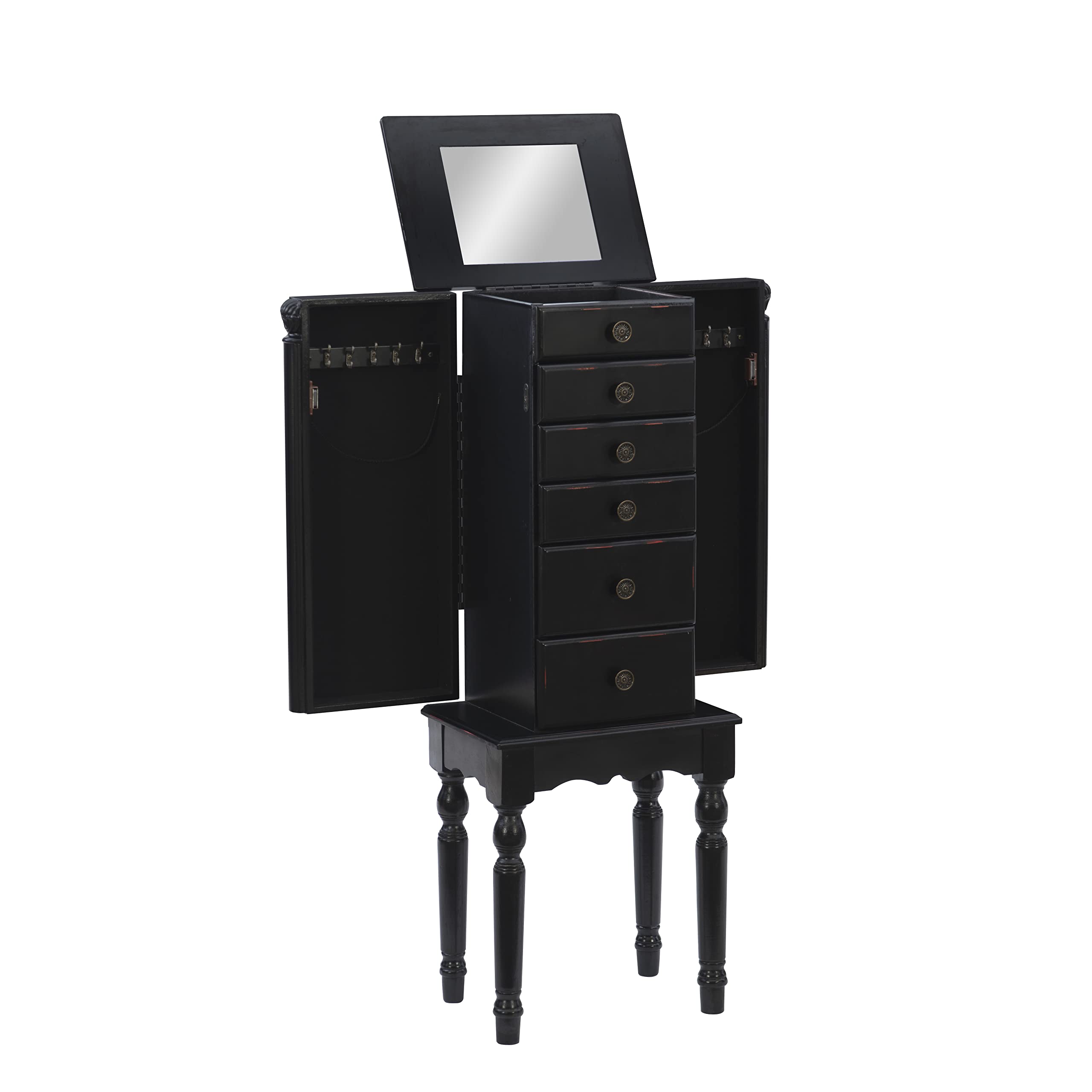 Powell Ebony Jewelry Armoire