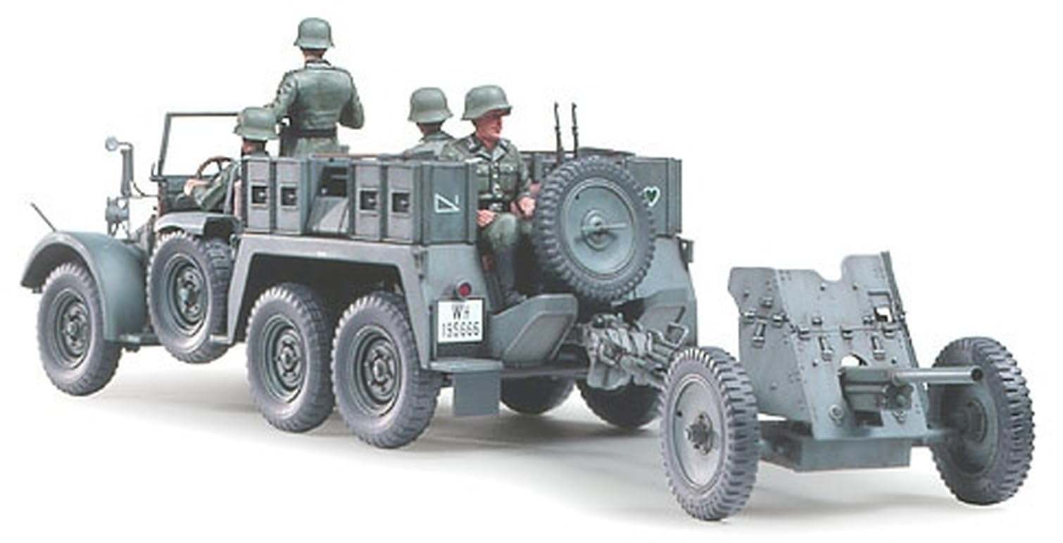 Tamiya Models Krupp Protze Towing Truck with 37mm Pak Model Kit