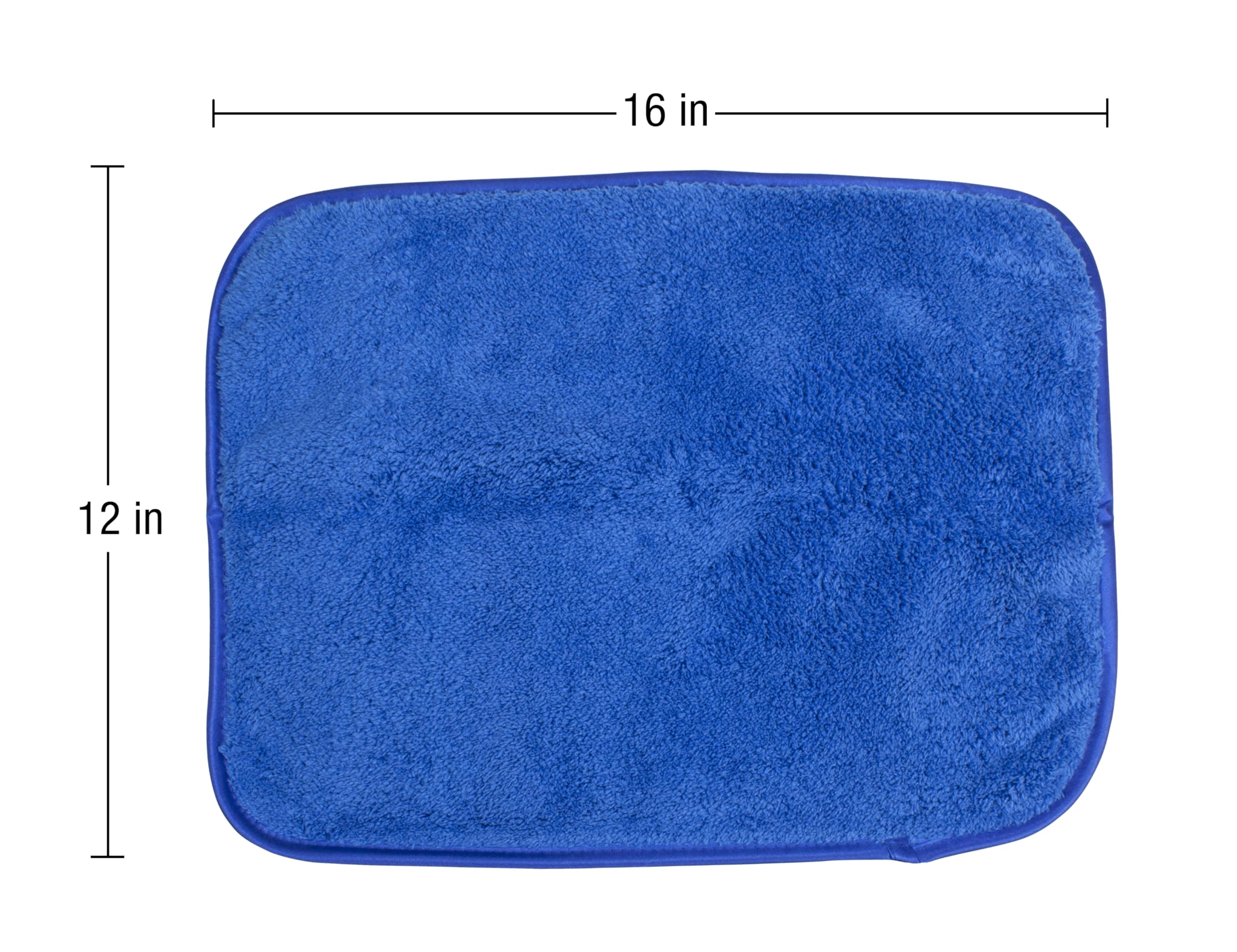 Eurow Double Density Microfiber Soft Fluffy Absorbent Shag Towels Scratchless Cleaning Drying Detailing 700GSM 12 X 16 Inches 10 Pack