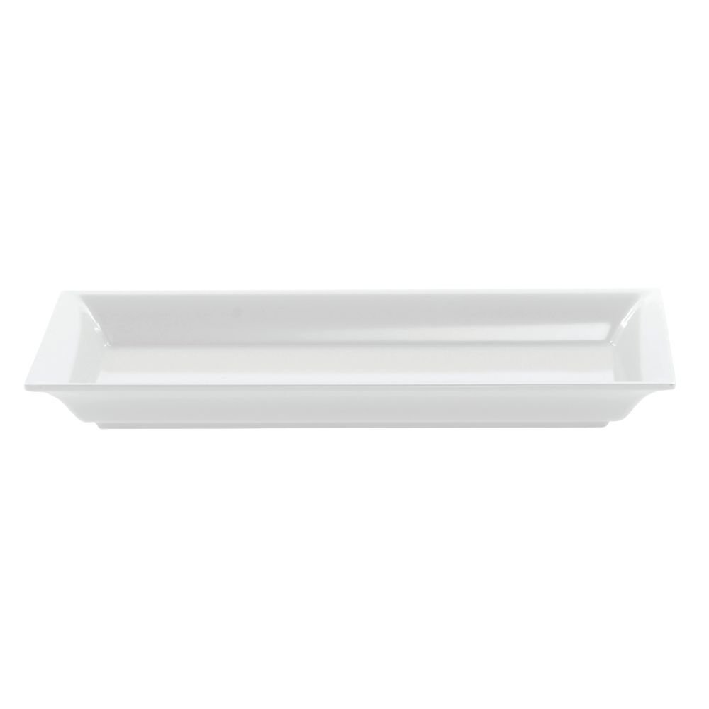American Metalcraft MEL19 Endurance Melamine Rectangular Platter, 14.25" x 7.5", White