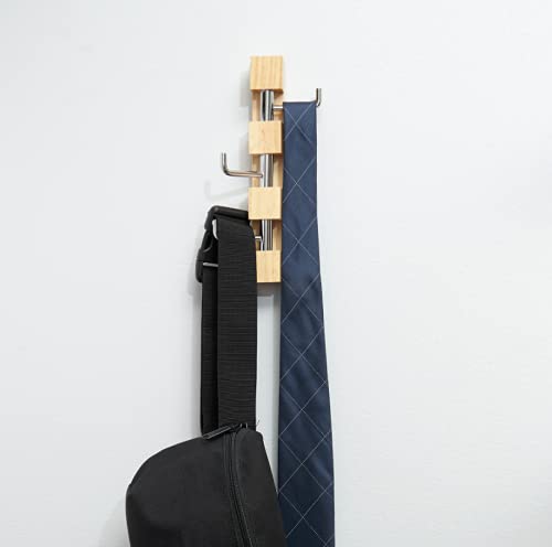 Better Houseware Milano Hook Rack, Natural