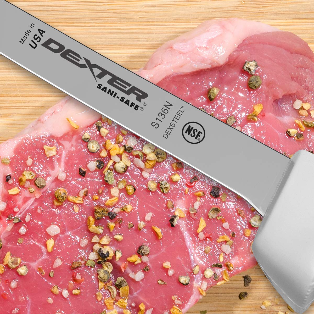 Dexter-Russell 6" Narrow, Stiff Boning Knife, S136N-PCP, SANI-SAFE series
