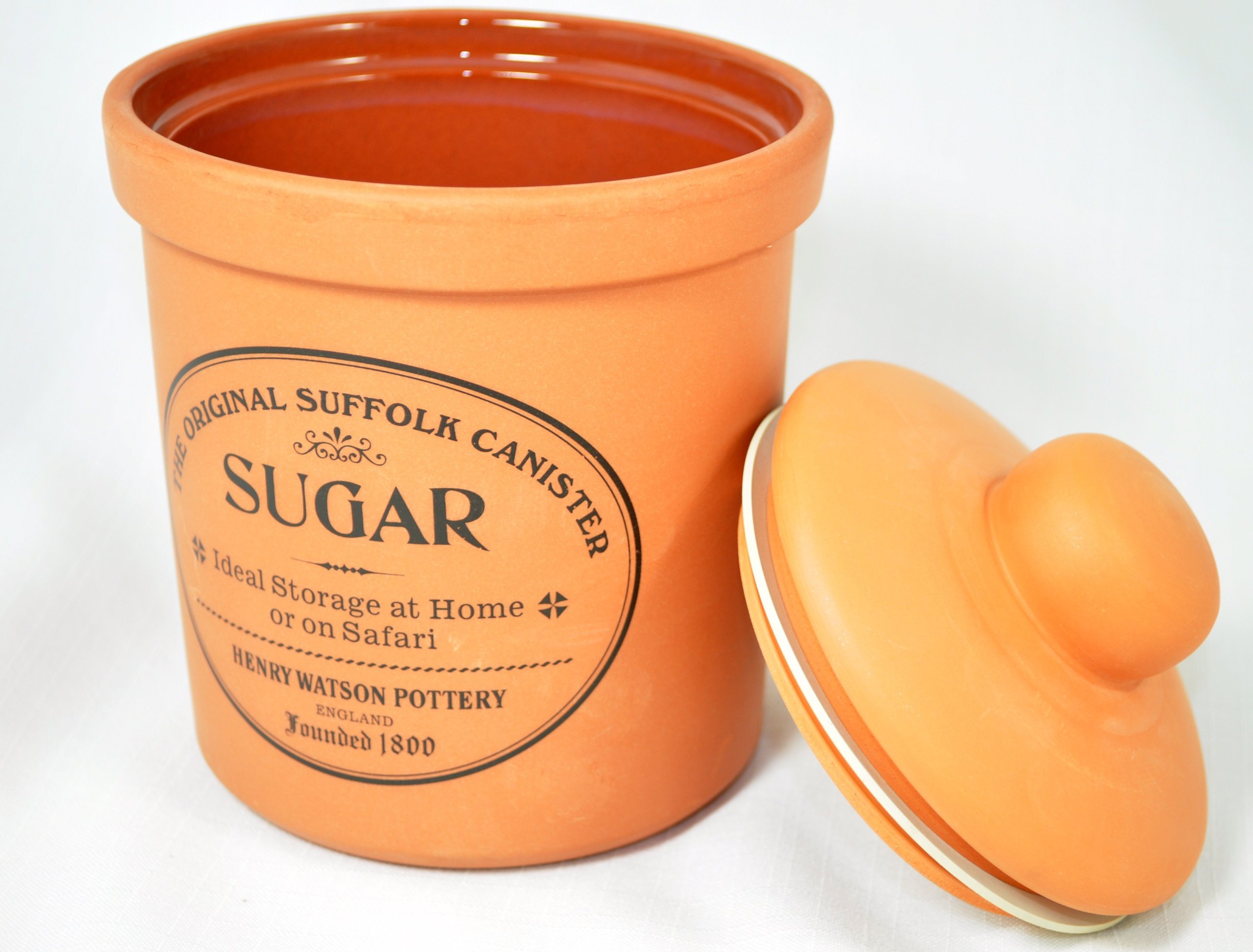 Airtight Sugar Canister, Made in England, The Original Suffolk Collection by Henry Watson.