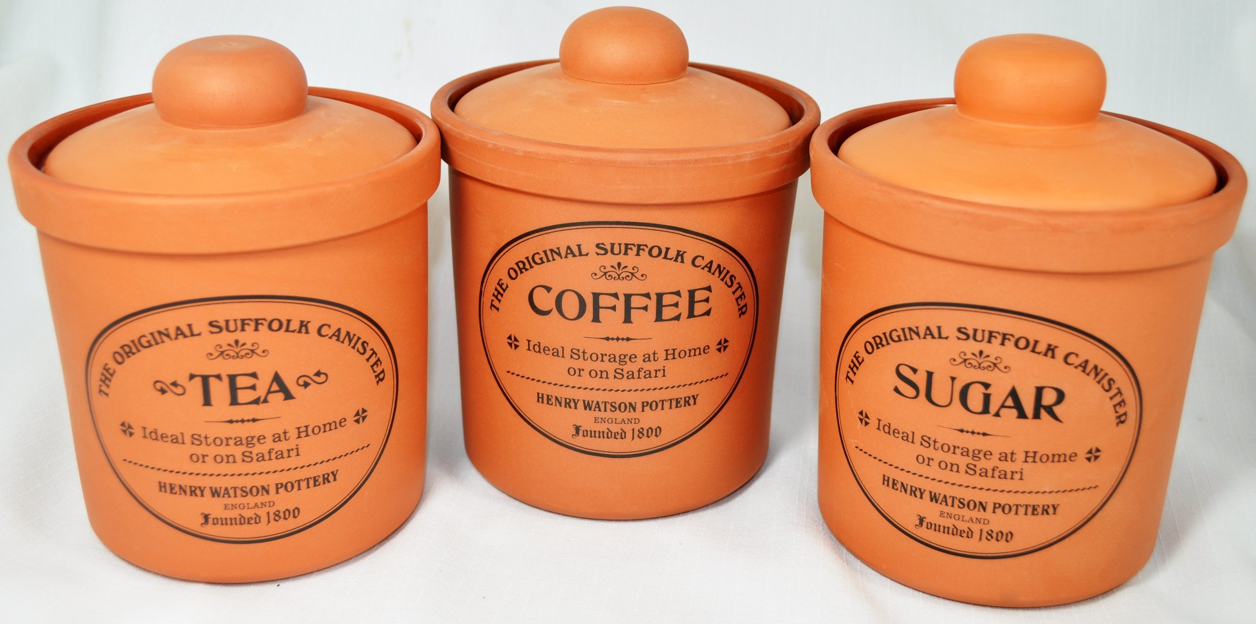 Airtight Sugar Canister, Made in England, The Original Suffolk Collection by Henry Watson.