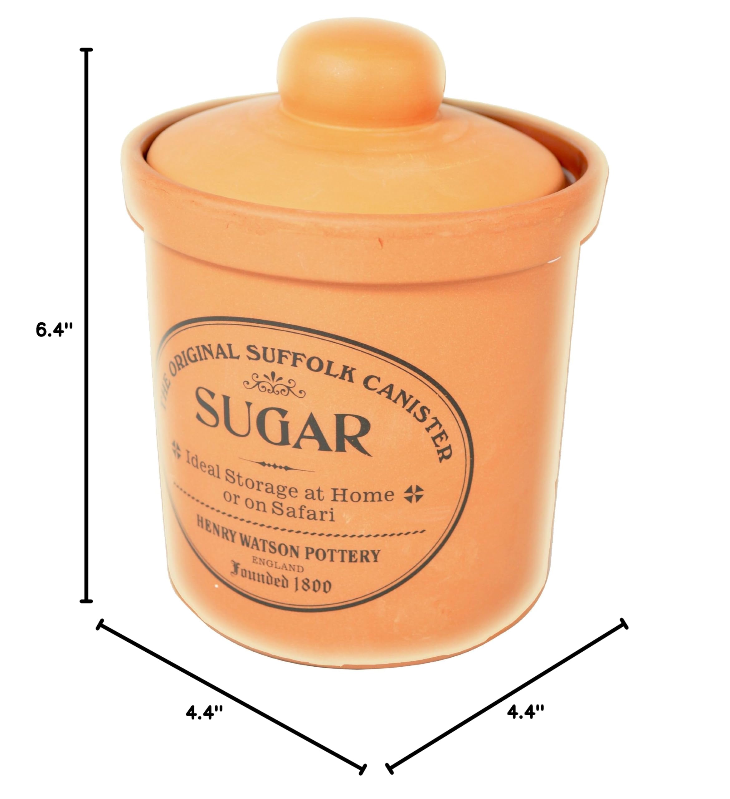 Airtight Sugar Canister, Made in England, The Original Suffolk Collection by Henry Watson.