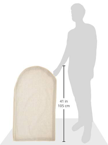 Whitmor Zippered Garment Bag Natural Linen