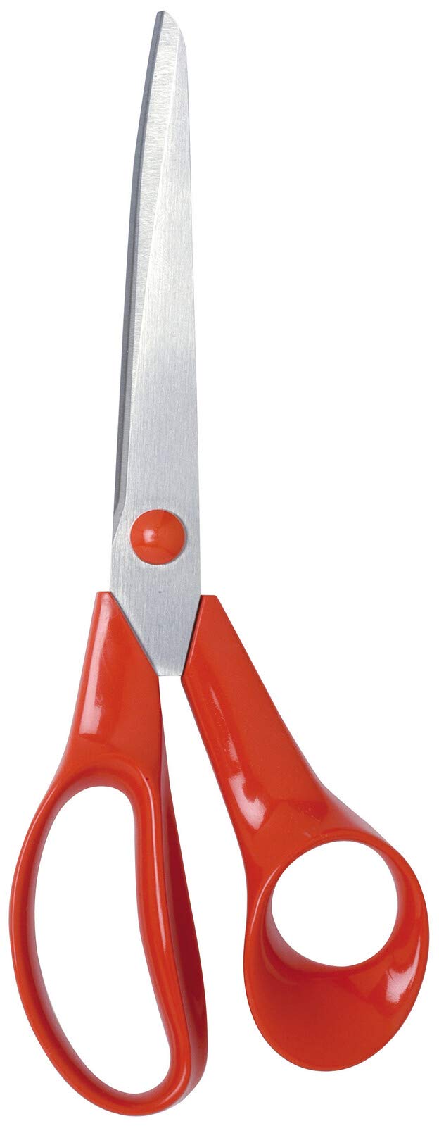 Fiskars 6411501985019 Left-Handed General Purpose, Scissors Length: 21 cm, Quality Steel/Synthetic Material, Classic, one, Red