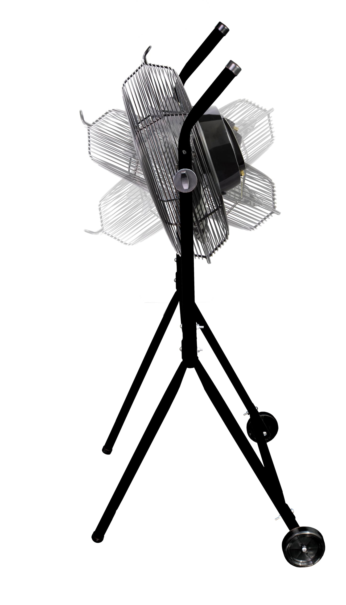 Air King 9219 18-Inch Industrial Grade High Velocity Roll-About Stand with Fan,Black