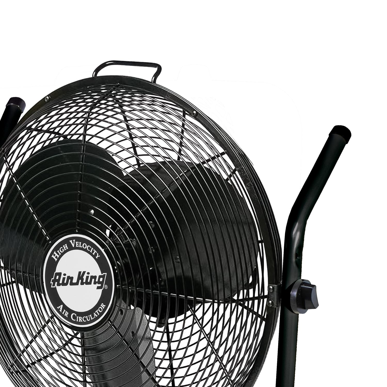 Air King 9219 18-Inch Industrial Grade High Velocity Roll-About Stand with Fan,Black