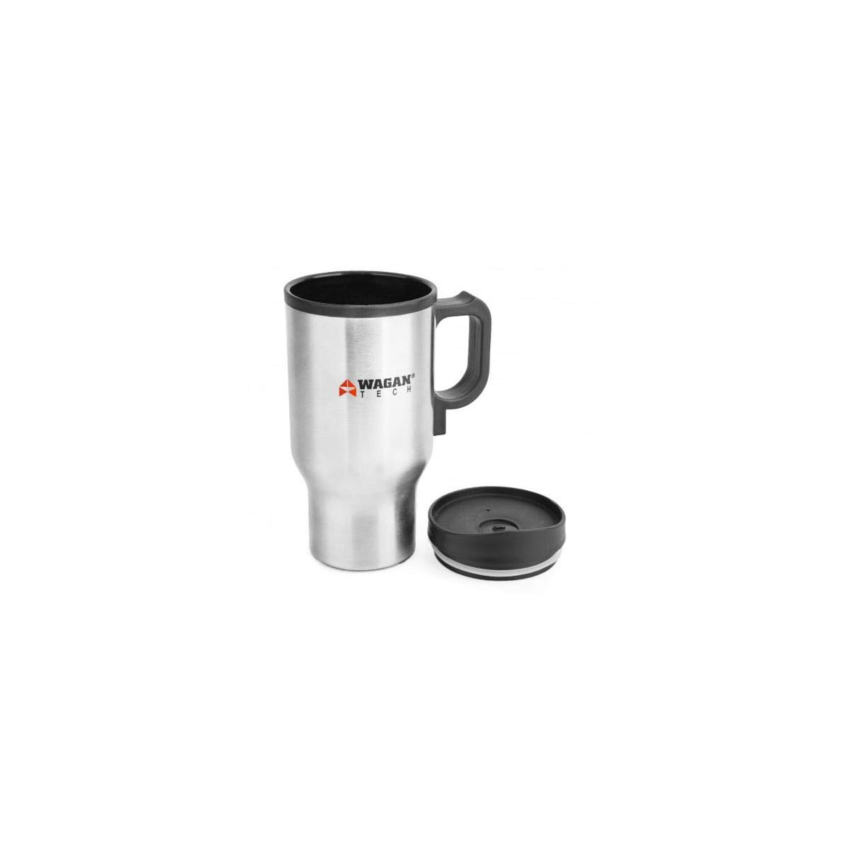 Wagan 2 Pack Stainless Steel Heated Travel Mugs