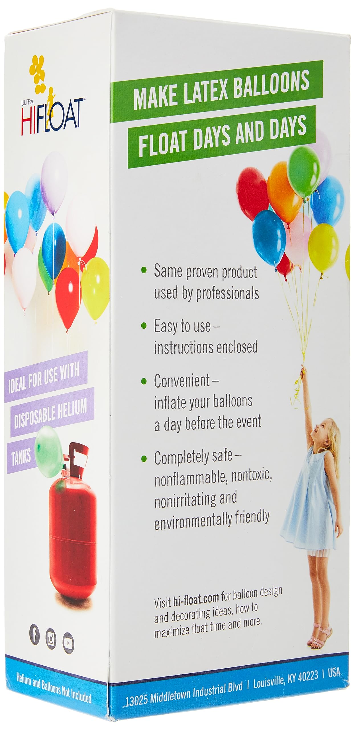 HI-FLOAT Company Ultra with Pump Balloon Treatment, 16 oz, Multicolor