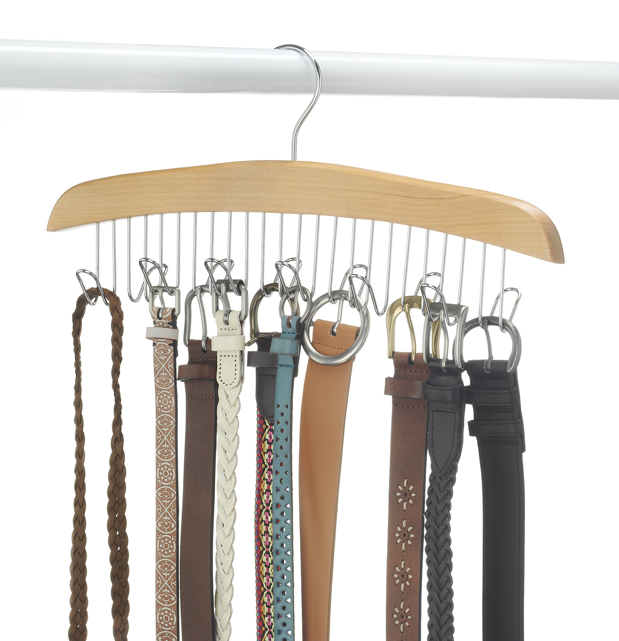 Whitmor Wood Belt Hanger