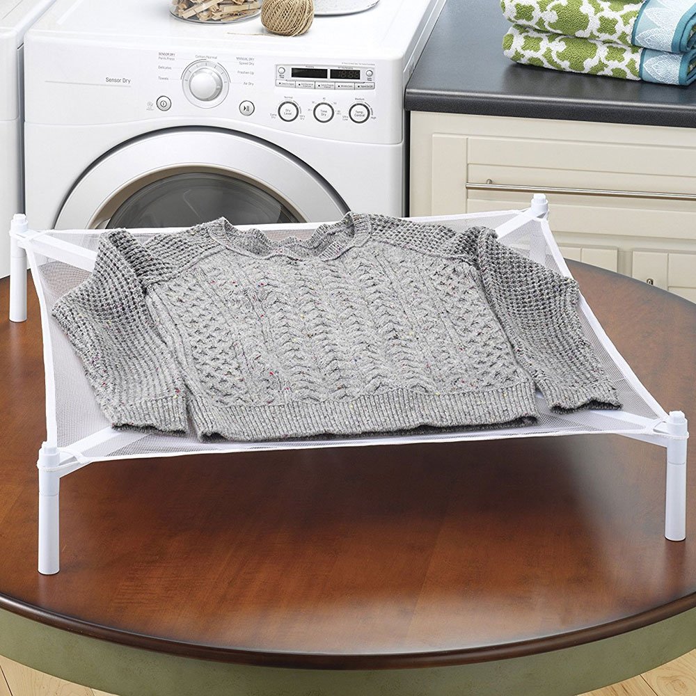 Whitmor Stackable Sweater Drying Rack White