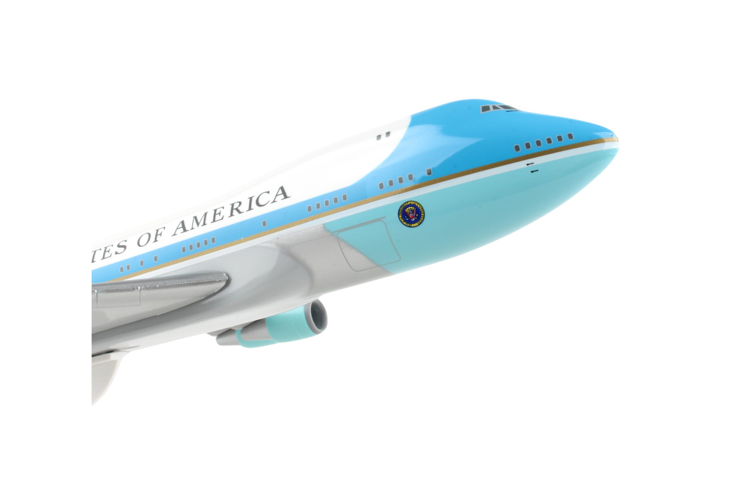 SkyMarks SKR041 Air Force One Boeing 747-200 VC25 1:250 Scale Desktop Model with Stand