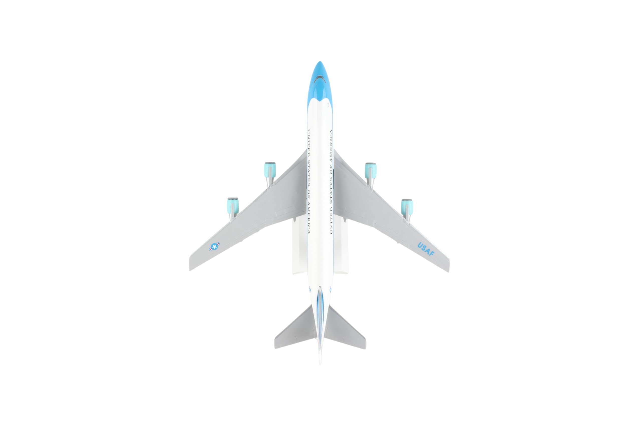 SkyMarks SKR041 Air Force One Boeing 747-200 VC25 1:250 Scale Desktop Model with Stand