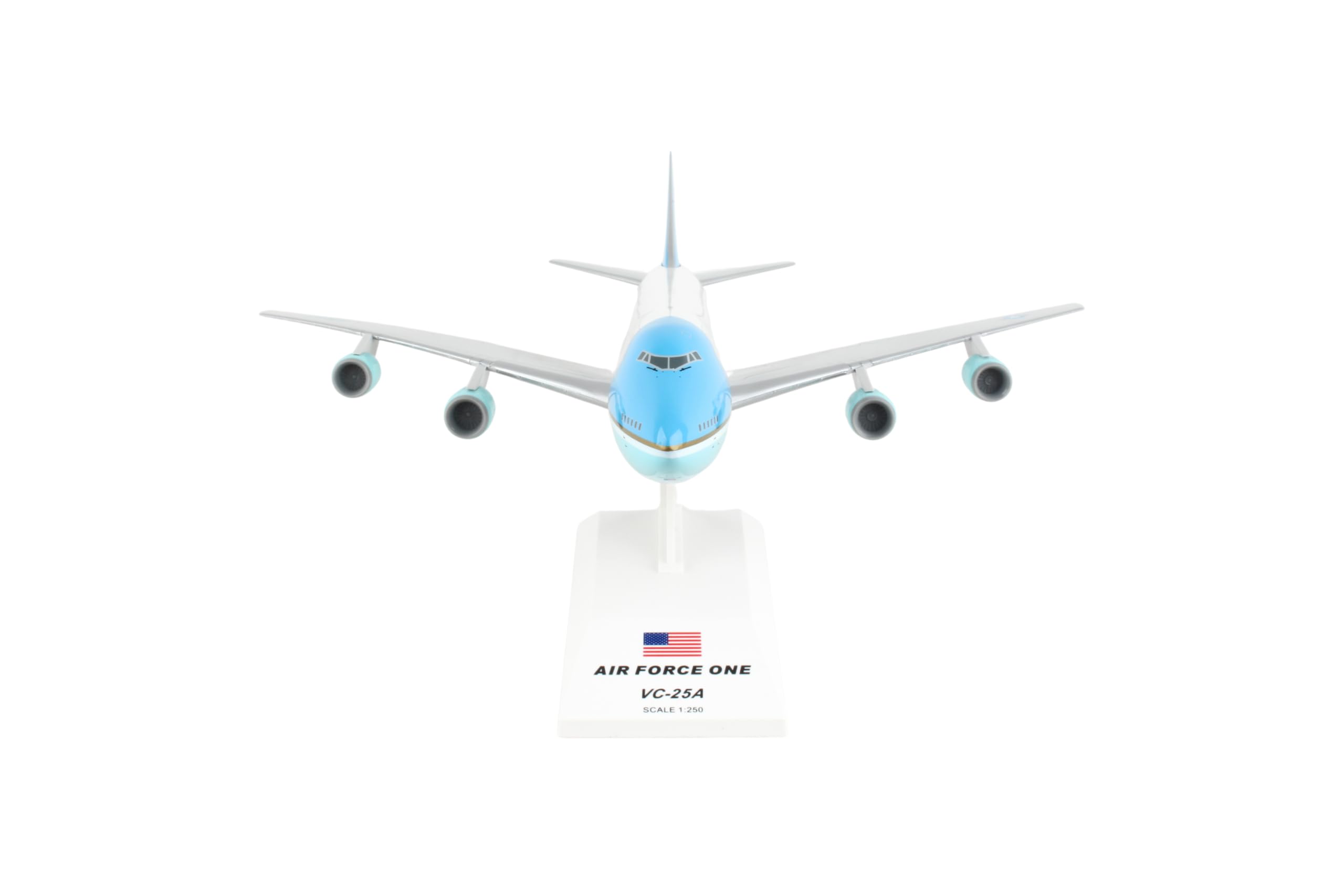 SkyMarks SKR041 Air Force One Boeing 747-200 VC25 1:250 Scale Desktop Model with Stand