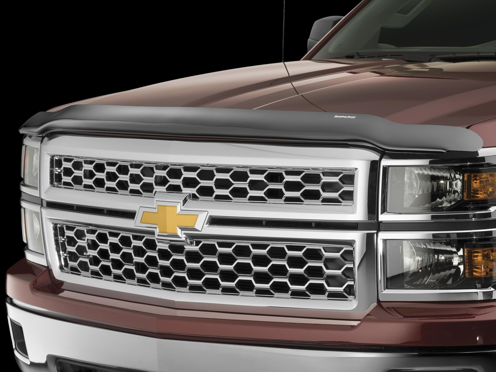 WeatherTech Custom Fit Stone & Bug Deflector for Toyota Tundra Access Cab, Dark Smoke