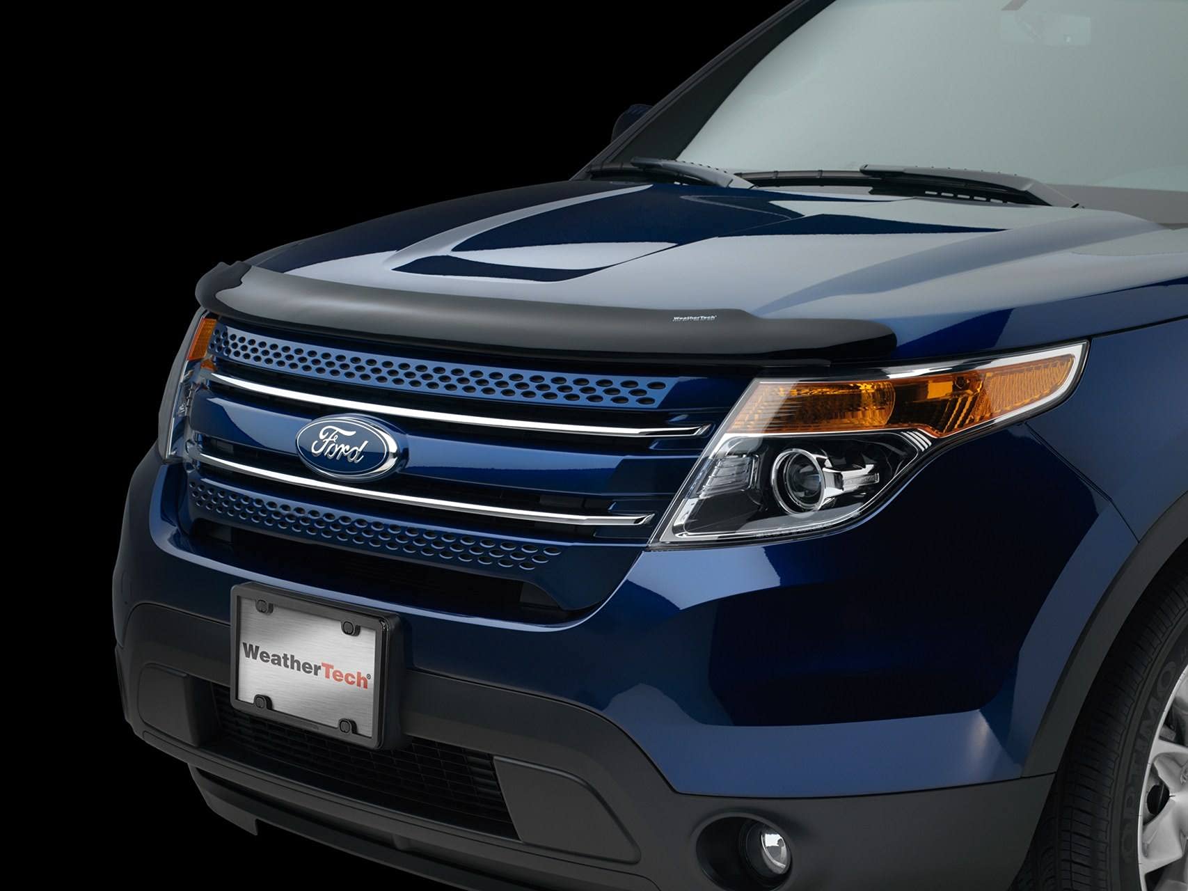 WeatherTech Custom Fit Stone & Bug Deflector for Toyota Tundra Access Cab, Dark Smoke