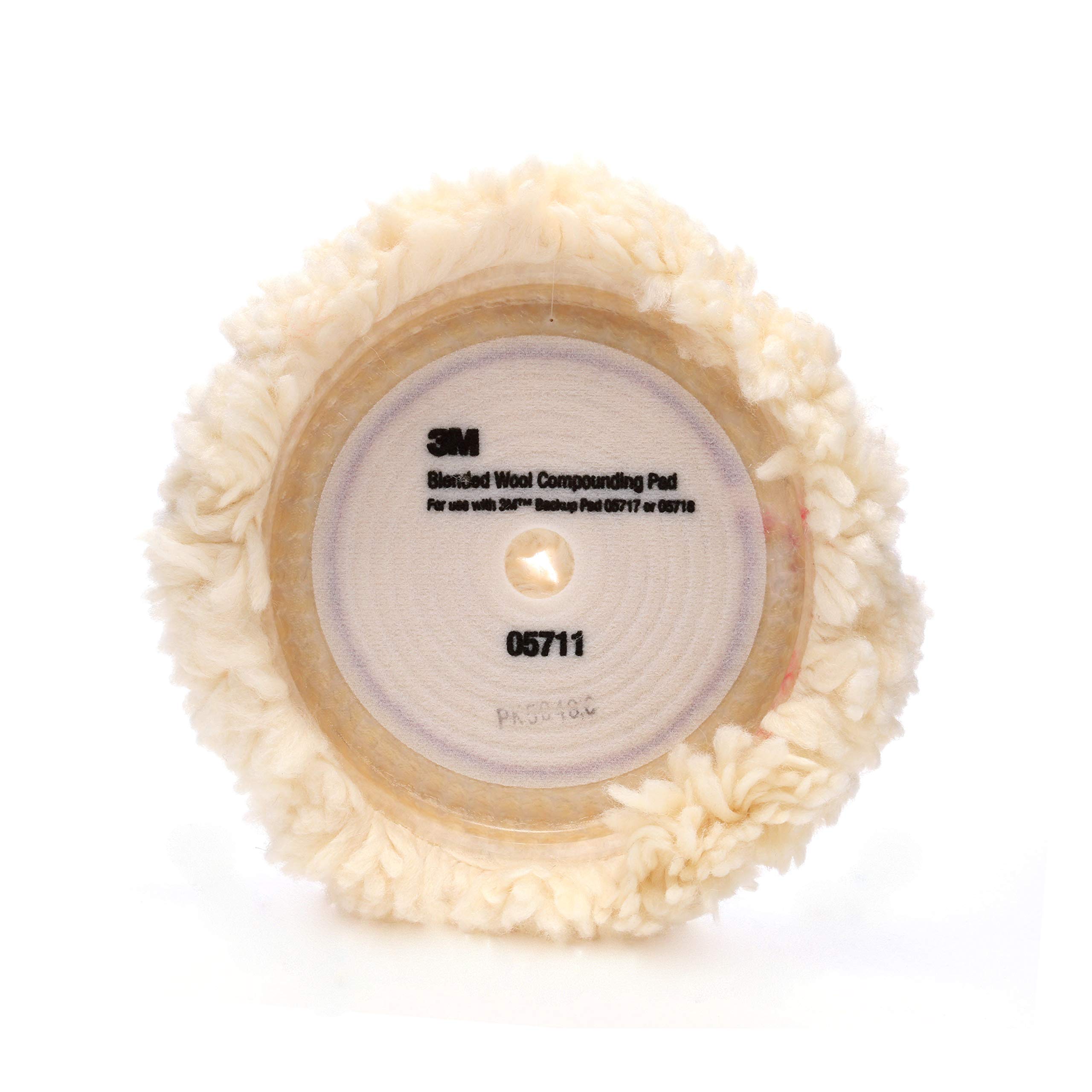 3M Wool Compounding Pad (05711) โ For Boats, Cars, Trucks and RVs โ Single-Sided โ 9 Inches