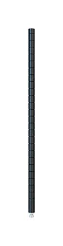 InterMETRO 1 2 Inch 34-1/2-Inch Multi-Position Post Storage Racks, 34-1/2-Inc, Black