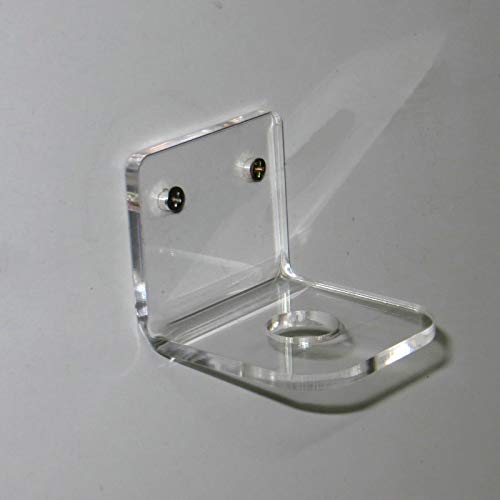 MANNIFEN 2 Pack Universal - Clear Acrylic Rack - Lightsaber Wall Mount Lightsaber Wall Shelf Saber Lightsaber Lightsaber Wall Bracket