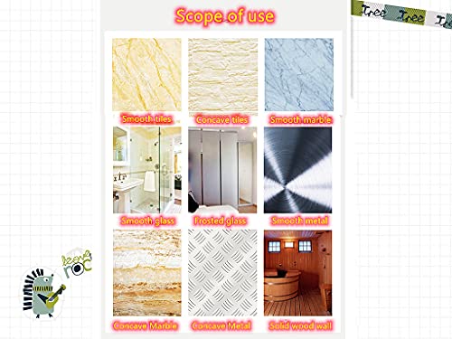 ZRFAMILY 4 Pack No Hole Hanging mop Rack, Bathroom mop Hook, Bathroom Hook, Broom Rack, Card Holder, mop Clip
